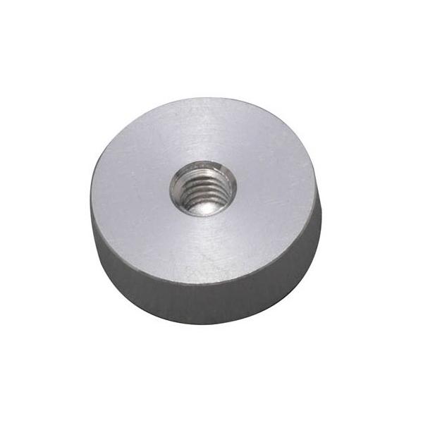 ●走査型電子顕微鏡(SEM)に使用する試料台です。 ●大きさ:15φ×10mm ●ネジ切り:M4 ●材質:アルミニウム ●入数:1包(10個入) ※代表画像です。 顕微鏡用オプション  【入数】 10個 SJM