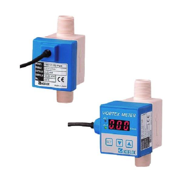 商品画像はイメージ画像です。実際とは異なる場合がございます。 ■特徴 液体用小型カルマン渦流量計です。  ■仕様 流量レンジ：0.5〜4L/MIN 出力：4〜20mA（表示器なし）  ■注意点 流体や流量などの諸条件により多数のバリエーショ...