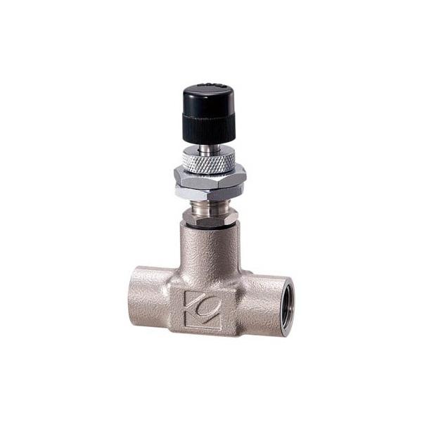 ●気体・液体の流量を、1mL/minの微少流量域まで安定して精度良くコントロールができる非回転式の精密ニードルバルブです。 ●調節ネジ部の回転運動をニードル部で直進運動にかえる構造になっているので、ネジのギャップや振動がニードル部に影響する...
