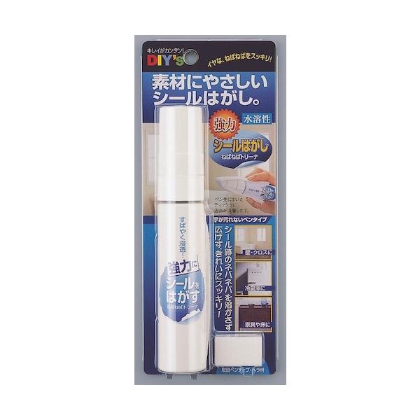 【商品説明】 素材にやさしいペンタイプのシールはがし！気になるシールの跡を一発解決！ 素材を傷めず、すばやく浸透し、テープやシールをはがしやすくします。 素材にやさしく、手肌にも安心な水溶性タイプです。 素早く浸透し、シールをはがしやすくし...