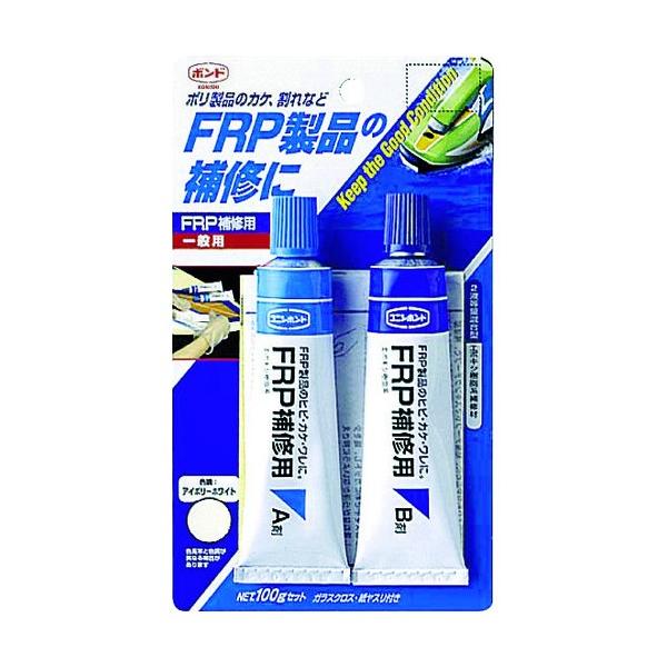 ■特徴 耐水・耐熱・耐久性に優れています。 ガラスクロス付きです。  ■用途 ＦＲＰ製品のキズ・ひび割れに。 自動車のエアロパーツに。  ■仕様 硬化時間(23℃)：8時間 使用温度範囲：-20〜100℃ 2液混合型  ■材質 主成分:エポ...