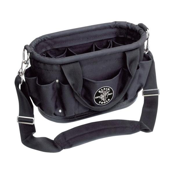 ■特徴 丈夫で耐水性に優れたデニールポリエステル製で、過酷な作業現場でも耐久性を発揮します。 底部分には排水用の孔が空いています。 長さ調整が可能なショルダーストラップには滑り止め加工が施されています。  ■仕様 ポケット：12個   【入...