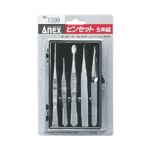 商品画像はイメージ画像です。実際とは異なる場合がございます。 使用頻度の高いピンセット5本セットです。 用途 細かなパーツのつまみ作業に ステンレス製ピンセット セット内容:125mm直、AA125mm直、ベビー用、切手用、逆作動   【入...