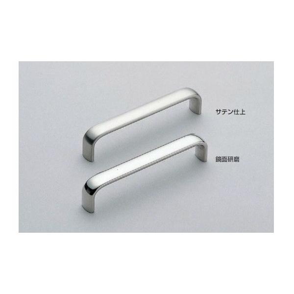 【用途】家具などに使用するハンドルです。 DIY ステンレスハンドル  【サイズ】 ビスピッチ=85mm 【カラー】 サテン 【入数】 1個 DS90