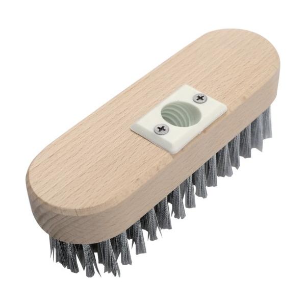 商品画像はイメージ画像です。実際とは異なる場合がございます。 ●作業も効率よくできる。 ●継柄をつけて使用する床面のサビ落とし用ブラシ。 ●商品サイズ:65×65×190(mm) ●重量:290g ●材質:ワイヤー ●生産国:日本   【入...