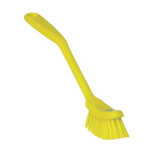 ■特徴 コンパクトなディッシュブラシです。  ■用途 容器や機械の細かな部分の洗浄に。  ■仕様 線径：0.35mm  ■材質 ボディー部:ポリプロピレン(PP) フィラメント:ポリエステル  ■注意点 ブラシの毛を機械や道具類に挟まないよ...