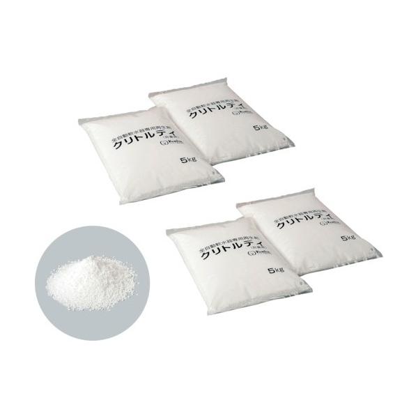 ■特徴 クリタック社製全自動軟水器(アビオソフナー)専用再生剤です。 水に溶けこみやすい加工形状です。 ■用途 スケール成分を吸着したイオン交換樹脂の再生に。 ■仕様 5kg×4袋 ■注意点 本品は非食用です。 常温保管、水濡れ.荷重に注意...
