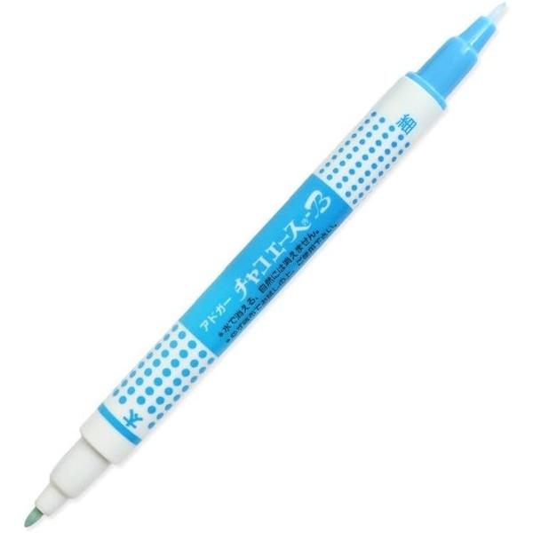 消したいときに消せる、水で消すタイプのマーカー。  水で消せるチャコペンです。  自然に消えないので長期作業におすすめ。  便利な太芯/細芯のツインタイプ。   線描き・点線描き用が1本になったタイプです。   消したい時に水で消すことが出...