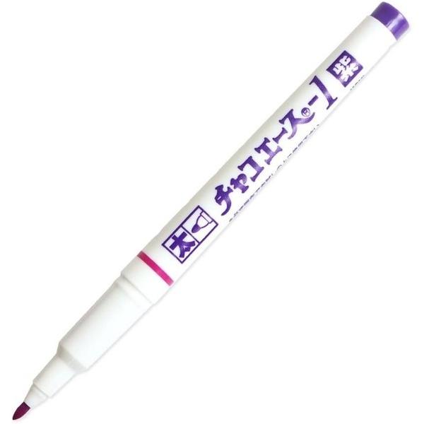 1〜14日程度で自然に消えるチャコペンです。  太書きタイプ。  材質:ペン芯・中綿:ポリエステル、キャップ・軸等:ポリプロピレン、尾栓:ポリエチレン、インク:水・紫色素 自然に消える早さは素材、温度、湿度、筆圧等の条件により異なります 水...