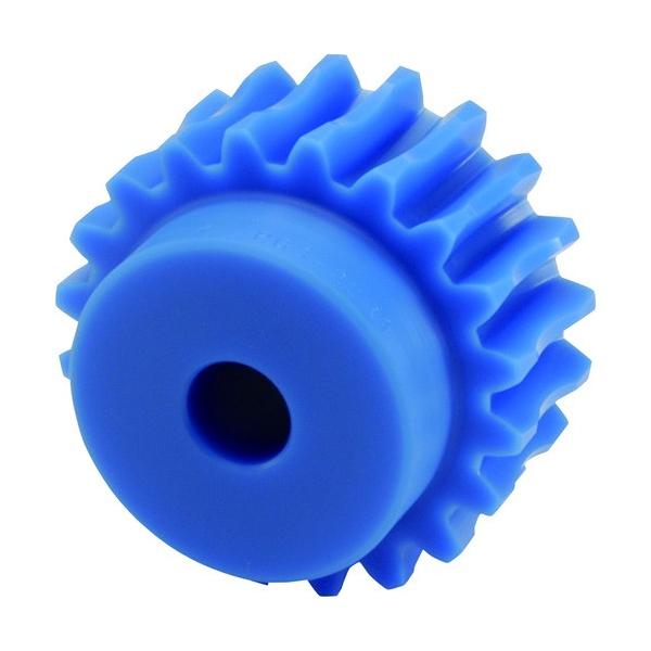 商品画像はイメージ画像です。実際とは異なる場合がございます。 ■特徴 軽くて強いMCナイロン製のウォームホイールです。 無潤滑でも使用できるため、食品機械に最適です。  ■用途 動力伝達用歯車。  ■仕様 歯車精度：KHK W 002：5級...