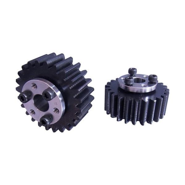 商品画像はイメージ画像です。実際とは異なる場合がございます。 ■特徴 締結時の軸と歯車のガタツキをなくし、自由な位置に取り付けられ歯合わせも簡単な歯車です。  ■用途 動力伝達用歯車。  ■仕様 歯車精度：JIS B 1702-1 N8級　...