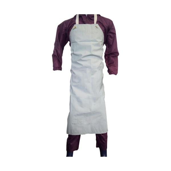 商品画像はイメージ画像です。実際とは異なる場合がございます。 ・水産業・食品加工・調理場などに最適な完全防水タイプ ・安心と清潔の抗菌加工色/ホワイト サイズ/レギュラー(ウエスト90cm×着丈110cm)   【サイズ】 レギュラー(ウエ...