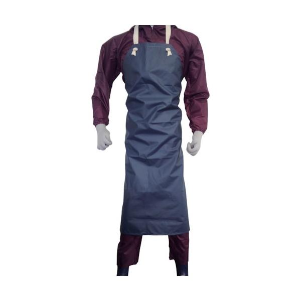 商品画像はイメージ画像です。実際とは異なる場合がございます。 ・水産業・食品加工・調理場などに最適な完全防水タイプ ・安心と清潔の抗菌加工色/ネイビー サイズ/レギュラー(ウエスト90cm×着丈110cm)   【サイズ】 レギュラー(ウエ...