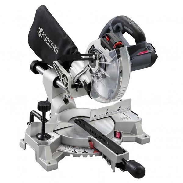 ※RYOBI⇒KYOCERAブランド変更に伴い入荷商品が混在する場合があります。 ●レーザーマーカー付で、墨線合わせが簡単、角度、傾斜、複合切断が出来る、使いやすいベーシックモデルです。 ●各種木材・合板・化粧板・軟質繊維板・ハードボードな...