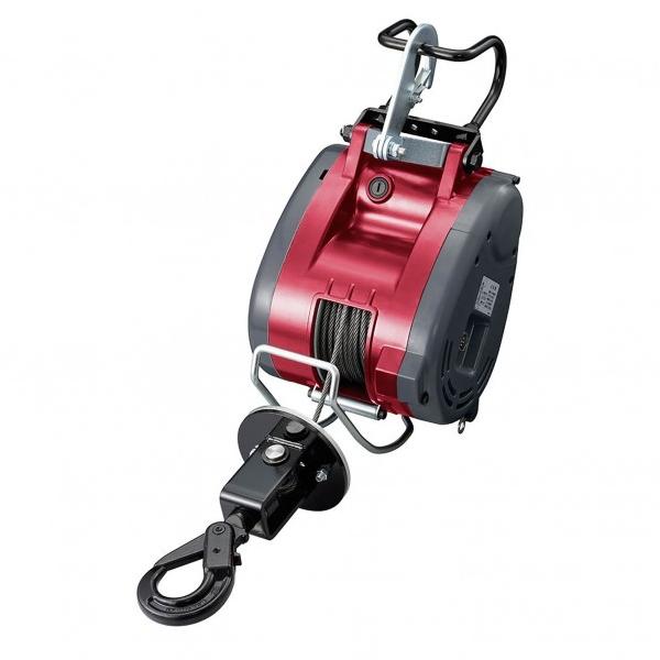 ※RYOBI⇒KYOCERAブランド変更に伴い入荷商品が混在する場合があります。 ●軽量・コンパクト設計のウインチです。 ●商品、資材の積降し、荷揚げ、各種吊揚作業 ●加速防止・逆巻防止機構付です。 ●ブレーキ付です。 ●最大吊揚荷重:13...