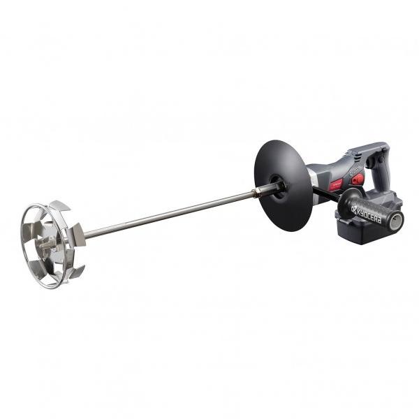 ※RYOBI⇒KYOCERAブランド変更に伴い入荷商品が混在する場合があります。 ●電源が取れない場所での攪拌ができ、バッテリー持続時間も長く、仕事量に優れているので作業の効率化を実現します。 ●塗料などの低〜中粘度材料の攪拌 ●低粘度の一...