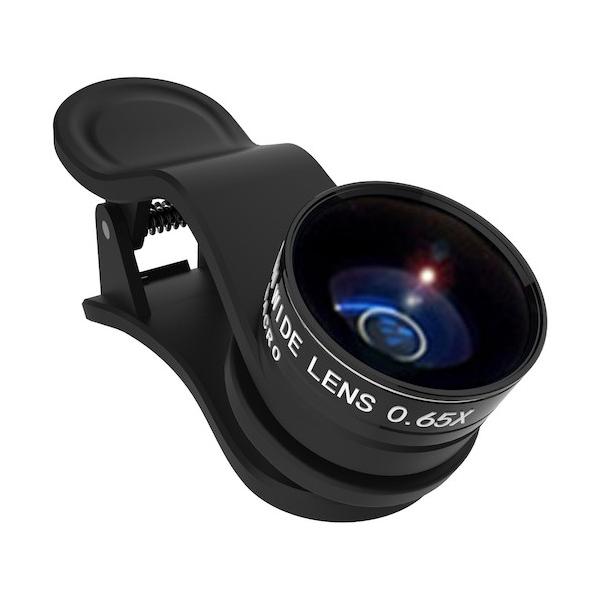 ■特徴 ●スマートフォンやその他ガジェットでの撮影に使える光学コンバージョンレンズ。 ●接写+広角120°は食べ物や小さなものを撮影するときや、グループでのセルフィー、風景やスナップにオススメです。 ●進化を続けるスマートフォンやタブレット...