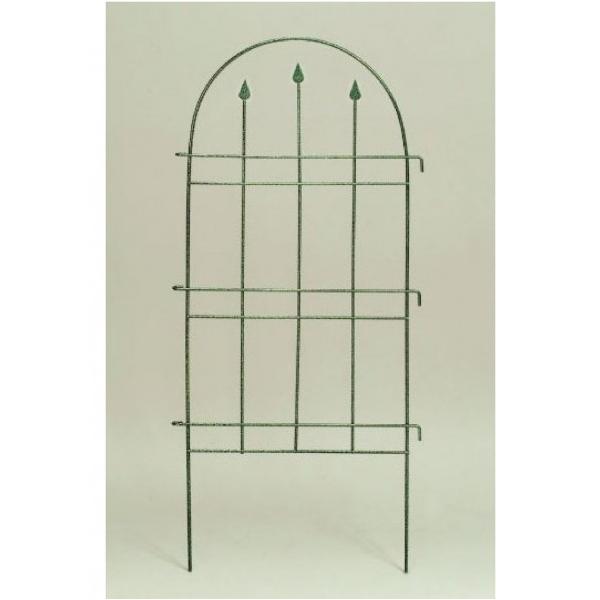 ■特徴 ●塗装は高級感あふれる槌目模様。連結可能。  ■仕様 ●サイズ：幅38×高100cm（高さ埋没部23cm含む） ●材質：本体／鉄製（二重焼付）   【入数】 2個