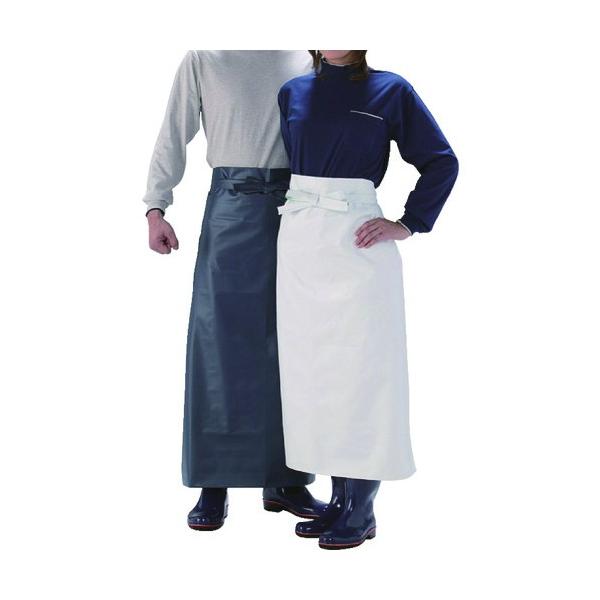 (特長) ●ターポリン生地に抗菌防臭加工を施した丈夫な腰下前掛けです。 ●ビニールなので、汚れても水洗いができお手入れがとても簡単です。 (用途) ●業務用に。 (規格) ●サイズ:L ●幅(cm):90 ●長さ(cm):100 ●材質:ポ...