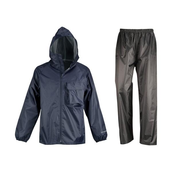 ■特徴 頼れる防水力で雨も風も味方につけるフードタイプのレインスーツです。 雨と風の浸入を防ぐファスナー裏水切りです。 ベタつきを抑える裏メッシュ（ジャケットのみ）です。 夜間の安全性を確保する左袖リフレクターです。 ■用途 雨天時の野外作...