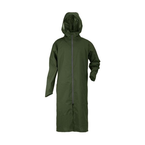 ■特徴 リュックを背負ったまま着用可能なコートタイプのレインウェアです。 背中ファスナー仕様のマチ付き・マチを広げた際にも見える反射材を装備しています。 股への雨の浸入を防ぐ三角布を装備しています。 ■用途 自転車乗車時に。リュックを背負っ...