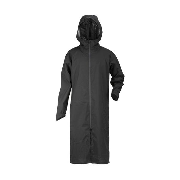 ■特徴 リュックを背負ったまま着用可能なコートタイプのレインウェアです。 背中ファスナー仕様のマチ付き・マチを広げた際にも見える反射材を装備しています。 股への雨の浸入を防ぐ三角布を装備しています。 ■用途 自転車乗車時に。リュックを背負っ...