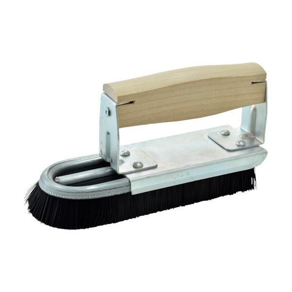 ■特徴 力の加え易い形状で広範囲の研磨に適したブラシです。 ■仕様 手作業用 毛材:除電ナイロン0．3 形状:D型-3行 柄:金属及び木 幅:43mm 全長:130mm ブラシ長:120mm 高さ:70mm 毛丈:15mm 【アース用鋼テー...