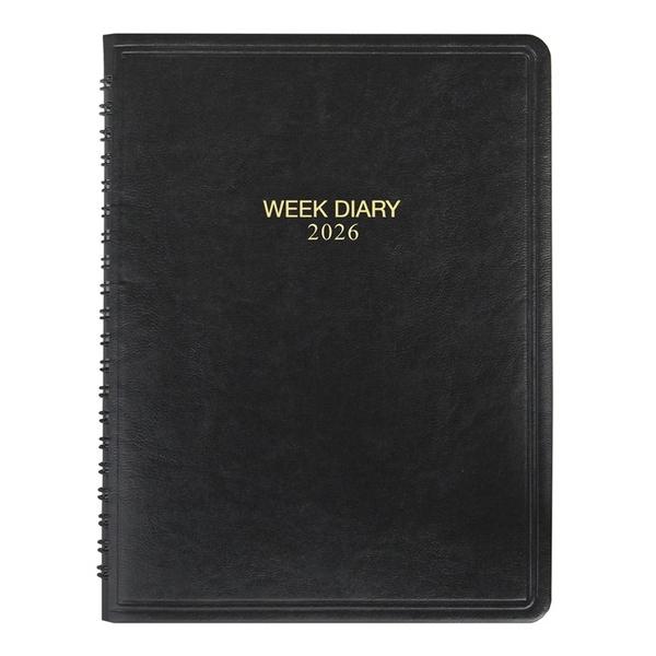 ●表紙素材:ダイヤスカーフ。   ●ページ数:160。   ●始まり曜日:月曜日。   ●始まり月:1月。   ●主レイアウト:1週間＋横罫。   ●レイアウト1:ウィークリー。   ●レイアウト2:週間。   ●レイアウト3:レフト。  ...