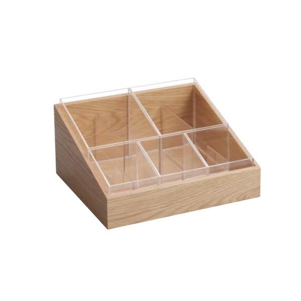 材質:天然木突板+AS+PET+アクリル   【サイズ】 310×270×167.5mm 【カラー】 ライトブラウン 【入数】 1個 QEK0009WL