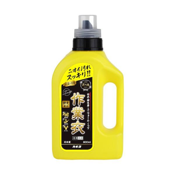 ■特長 使いやすいジェルタイプです。  洗浄成分+抗菌・消臭機能の3つのパワーで作業衣の汚れをスッキリ落とします。  抗菌仕上げで部屋干しのニオイや乾きにくい生地のニオイを防ぎます。  ユニフォーム・作業衣・つなぎ・野良着・白衣・軍手などの...