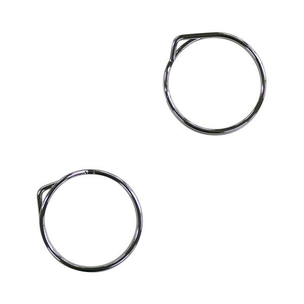 【商品説明】 山部分が便利！ 誰でも簡単に取り外しができる 【用途】 キーリングとして 【注意】 幼児の手の届かないところに保管してください。  本来の用途以外に使用しないでください。  取り扱いの際は、リングの先で指などをけがしないように...