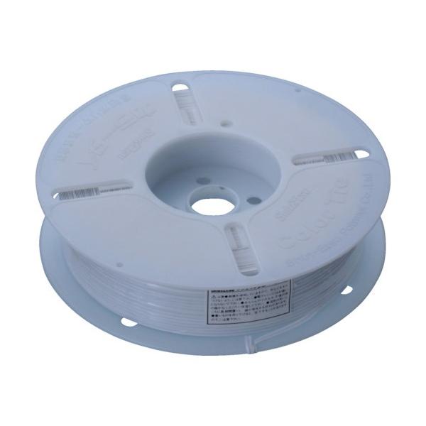 商品画像はイメージ画像です。実際とは異なる場合がございます。 ■特徴 針金の入ったビニール結束ヒモ(帯状）です。 ねじるだけで手軽に強く結束できます。  ■用途 ビニール袋の口を閉じたりコードを束ねたりと手軽に使用できます。 ●色:白  ●...