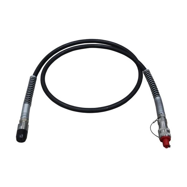 ■特徴 油圧ポンプ全般に使用可能です。 ■用途 分離油圧ジャッキと油圧ポンプの接続に。 ■仕様 口径:Rc3/8 長さ:2m 最高使用圧力:70MPa 両側カプラ付 S-1H(ねじ込みカプラ) VC-70-RC3(ワンタッチカプラ) ■材質...