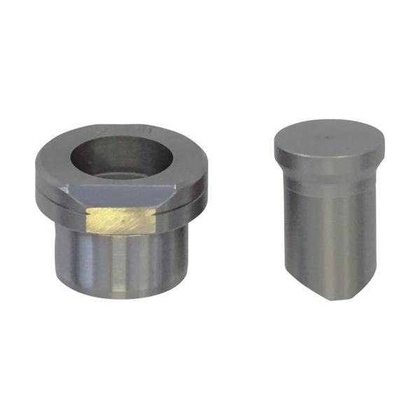 ■特徴 特殊鋼を採用しており耐久性に優れています。 RF-3/NB-3/RF-A3/RW-3に対応しています。  ■用途 アングル、チャンネル、フラットバーの丸穴あけ。  ■仕様 鉄、ステンレス共用 ●タイプ:丸穴 ●穴径(mm):19 ●...
