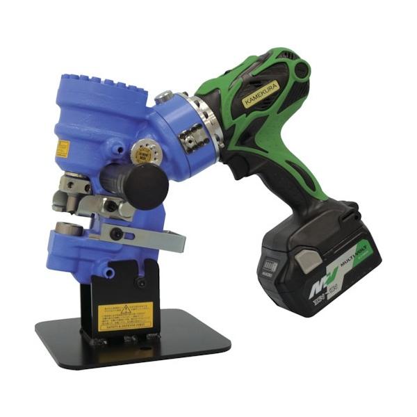 商品画像はイメージ画像です。実際とは異なる場合がございます。 ■特徴 モーターを50°後方に傾け、狭所作業に対応したセミレスバリア設計。 複動オートリターンはピストンの下降・上昇のどちらにも油圧が働きパンチャーと材料をスムーズに引き放す画期...