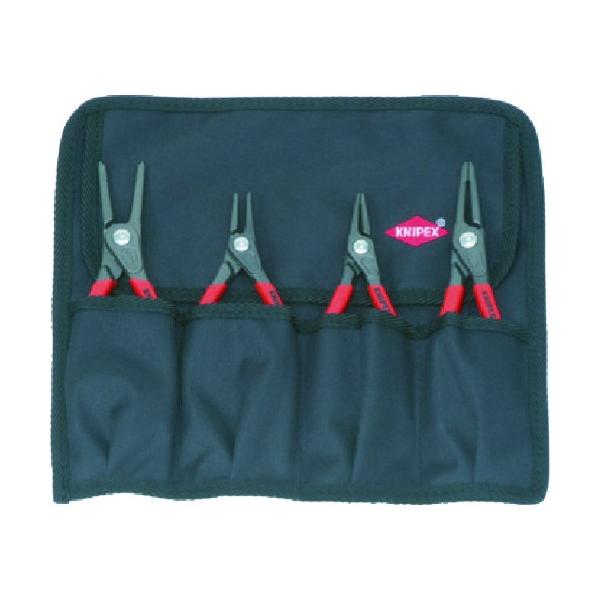 使用頻度の高い軸用・穴用精密スナップリングプライヤーの4本セットです。 ツールロールは耐久性に優れたポリエステル製です。 スナップリングプライヤーを使用して作業する際には、必ず安全ゴーグルを着用してください。 セット内容(点):4 セット内...