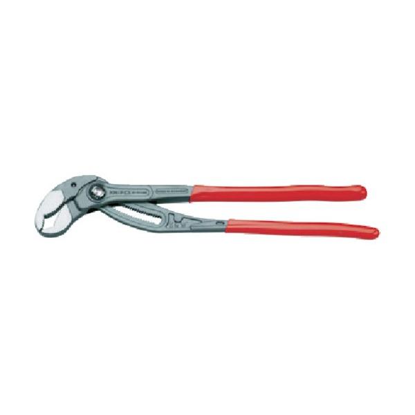 プッシュボタンにより、素早く簡単にアゴの幅を細かく調整できます。 てこの原理を最大限発揮するデザインで高いグリップ力を発揮します。 ジョイント部は横方向へのブレを防止する3枚合わせ（ボックスジョイント）です。 アゴの開き調整はプッシュボタン...