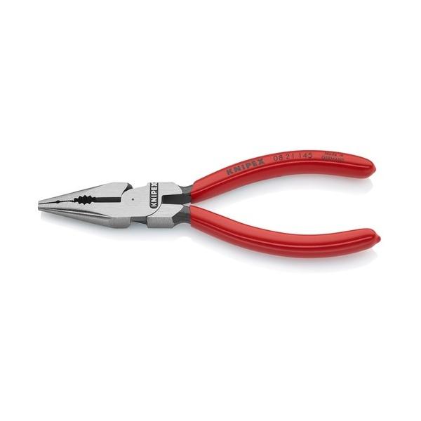 スリムなヘッド形状と先の尖ったジョーにより、狭い箇所でも最適に作業できます。 高いテコ比の強力ジョイントにより、切断が簡単に行えます。 フライス加工した掴持部分の溝により、釘、ピン、ボルトなどの小さなワークピースを確実に保持し、引き抜きます...