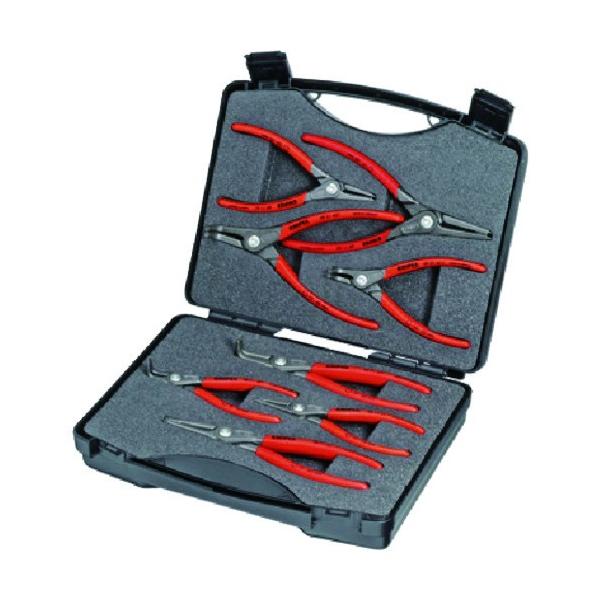 使用頻度の高い軸用・穴用精密スナップリングプライヤーの8本セットです。 高品質耐衝撃性プラスチックケース入りです。 プライヤーの形にフォームがくり抜かれており、整理して保管できます。 スナップリングプライヤーを使用して作業する際には、必ず安...