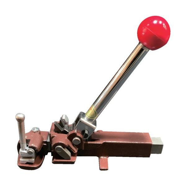 ■特長 帯鉄用の引締機です。  耐久性に優れ、手軽に取扱いも簡単です。  帯鉄は長尺のまま使用する事も出来ます。  ■用途 角物、丸物、異形小型の梱包引締めに。  ■仕様 適合バンド幅(mm):10〜19 適合バンド:帯鉄 バンド厚さ(mm...