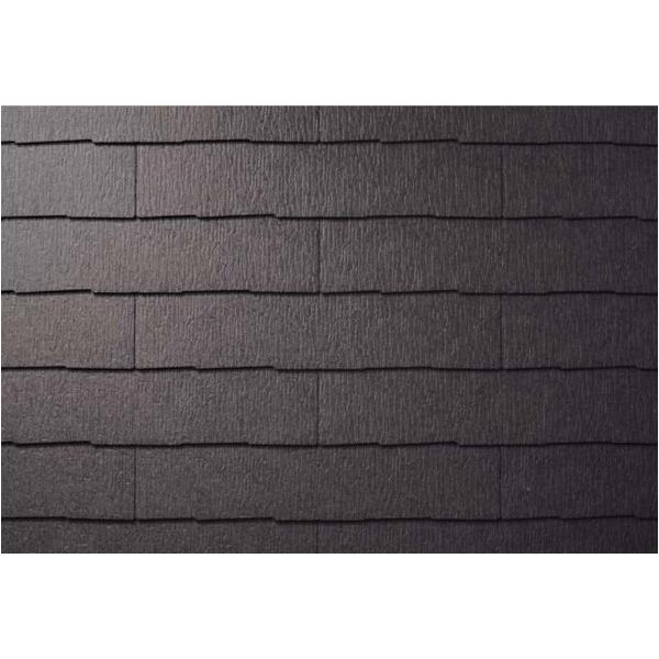 どんな街並みにも美しく映える、スタンダードデザイン。  一般名称:平形屋根用スレート 働き寸法:910×182mm 厚さ:5.2mm 1枚の重量:約3.4kg 葺きあがり3.3m2当たりの枚数:20枚 葺きあがり3.3m2当たりの重量:約6...