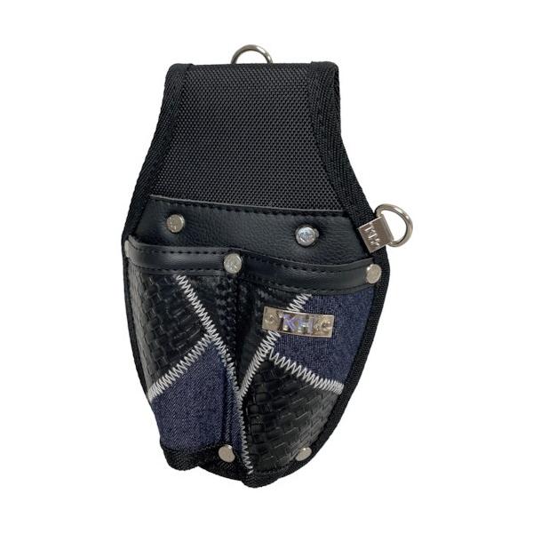 ■特徴 質感の異なる生地を組み合わせ、光沢のある美しくカッコイイ工具ホルダーです。 カラーは色気のあるオールブラックと、紺色のデニム地が加わったカジュアルなブラックの二種類です。 ナイロン生地は1680デニールの高密度繊維です。 ＫＨの人気...