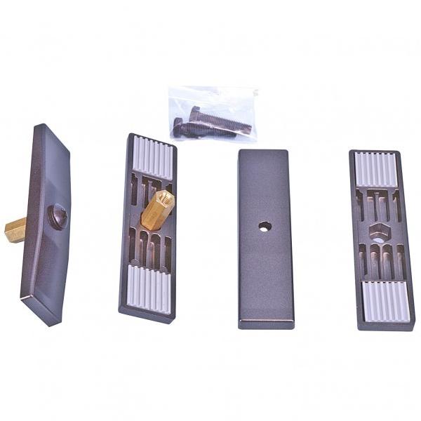 【商品説明】 手すり格子への取付用 ＝取付可能ホスクリーン本体と1本に対するパーツ必要数＝ HB型、HC型、HD型(1袋) 【仕様】 バックセット:60mm 対応ドア厚:30〜45mm サイズ:フロント高さ/57mm、フロント幅/22.5m...