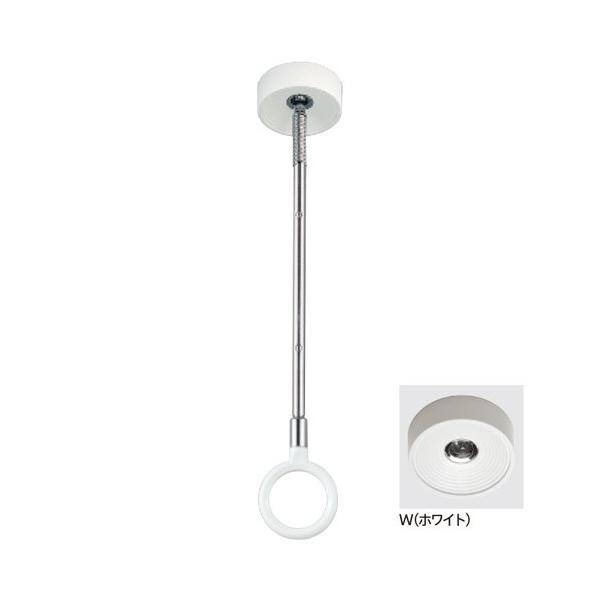 天井を守るスプリング機構 ・ 急な荷重を天井に直接伝えないよう、クッション効果を持たせています。 ・ 横方向に引っ張られた場合も、スプリングが曲がって力を逃がす事で天井を守ります。 ポールをしっかりとロック ・ 抜け落ちの心配が無いロック機...