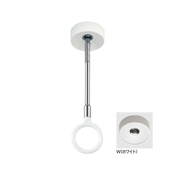 天井を守るスプリング機構 ・ 急な荷重を天井に直接伝えないよう、クッション効果を持たせています。 ・ 横方向に引っ張られた場合も、スプリングが曲がって力を逃がす事で天井を守ります。 ポールをしっかりとロック ・ 抜け落ちの心配が無いロック機...