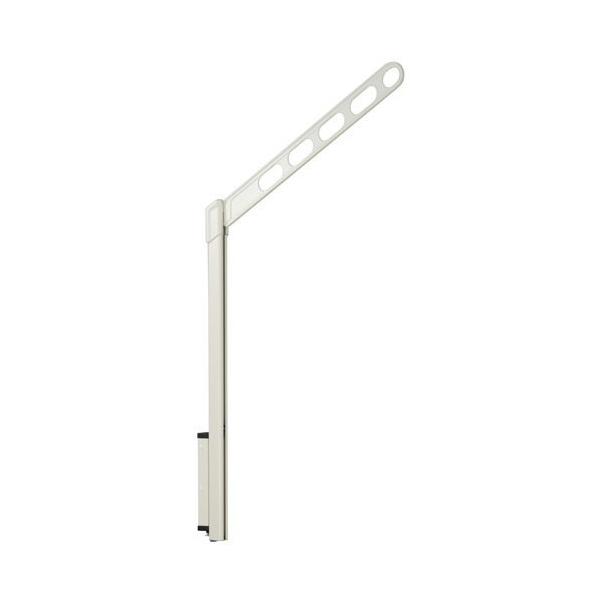 アーム長さ:700mm ポール長さ:968mm 2本1組 屋外用物干金物 屋外用物干し金物 ベランダ物干し  【カラー】 ホワイト 【入数】 2本 LP70W