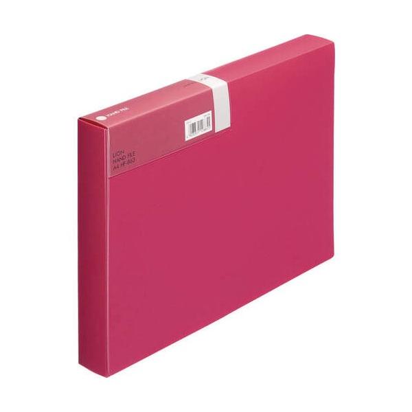 ■特徴 ●厚さ35mm。量の多い書類の整理や携帯に適しています。  ■仕様 ●シリーズ名：ハンドファイル ●製品寸法　幅（W）：240 ●製品寸法　奥行（D）：310 ●製品寸法　高さ（H）：35 ●色：ワイン ●背紙差替え式 ●規格：A4...