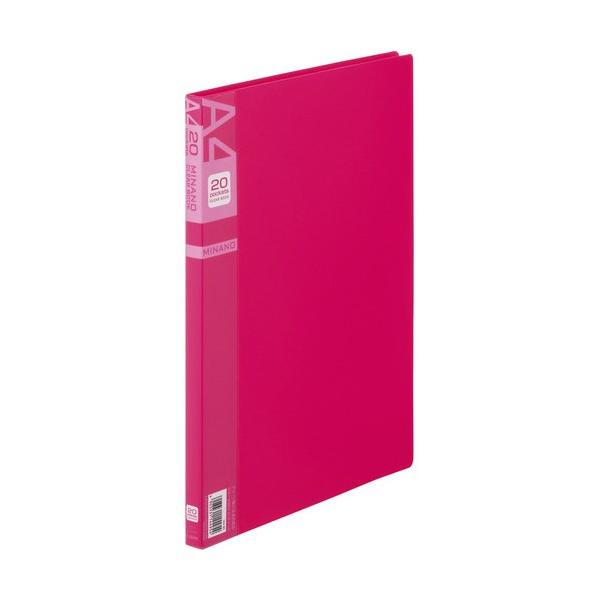 ■特徴 ●10ポケット〜100ポケットを揃えた、グリーン購入法適合のスタンダードタイプです。  ■仕様 ●シリーズ名：ミナノ ●色：レッド ●背紙差替式 ●規格：A4判S型 ●ポケット数：20枚 ●表紙：再生PPシート・0.6mm厚 ●マッ...