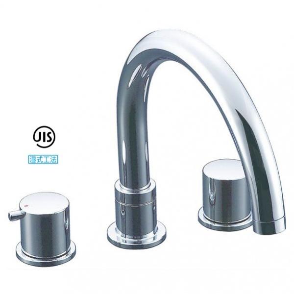 水栓金具 2ハンドル混合水栓 eモダン   【入数】 1点 BFE090BU