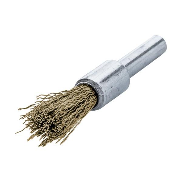 商品画像はイメージ画像です。実際とは異なる場合がございます。 ■特徴 電動工具等に容易に取付が可能です。 高品位の線材を使用しており、耐久性に優れ、長寿命です。  ■用途 奥まった場所や、角部分などの底面・コーナー研磨に。  ■材質 軸:ス...